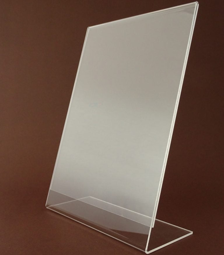 Display/ Suport meniu plexiglas A4 tip L | Pleximarket