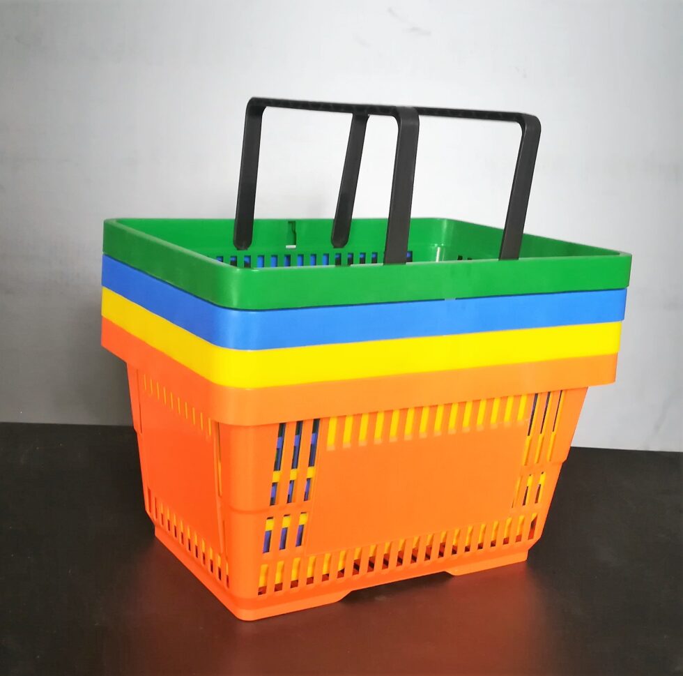 Coșuri plastic supermarket ‣ Cos plastic magazin cu mânere